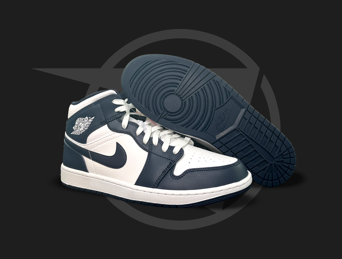 Jordan 1 Mid White Metalic Gold Obsidian – Signature.ynp